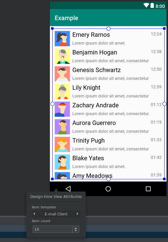 编写您的应用 - Write your app - 使用布局编辑器构建界面 - Build a UI with Layout Editor ...