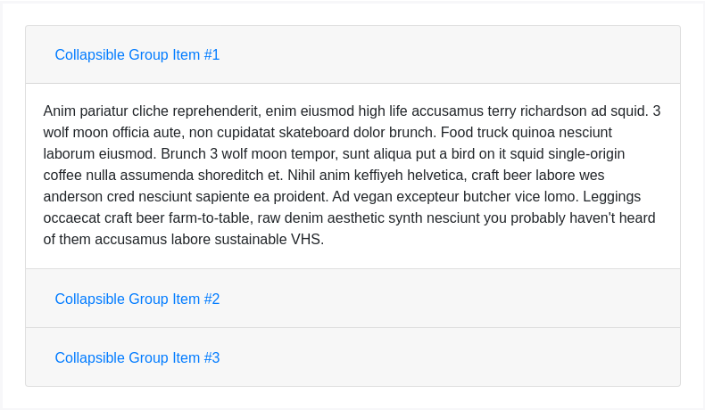 组件 - 折叠面板(Collapse) - 《Bootstrap v4.5 中文文档》 - 书栈网 · BookStack