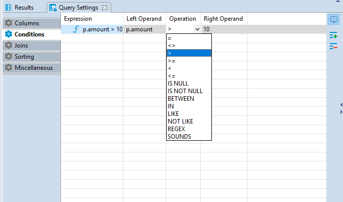 SQL Editor - Visual Query Builder - 《DBeaver General User Guide》 - 书栈网 · BookStack
