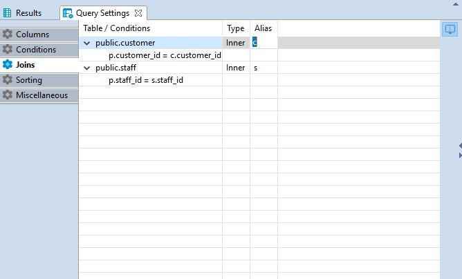 SQL Editor - Visual Query Builder - 《DBeaver General User Guide》 - 书栈网 · BookStack