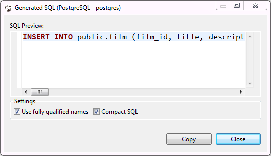 Data Editor Sql Generation 《dbeaver General User Guide》 书栈网 · Bookstack