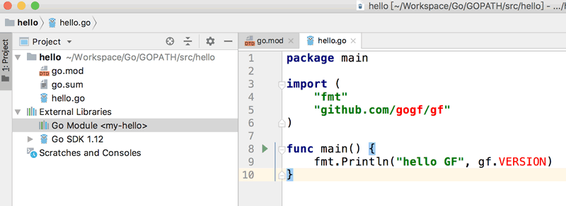 准备工作 - Go Module - 《GoFrame v1.15 开发文档》 - 书栈网 · BookStack