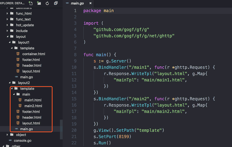 模板引擎 - 模板引擎-模板布局 - 《GoFrame v2.0 开发文档》 - 书栈网 · BookStack