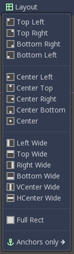 渐进式教程 - 使用 Control 节点设计界面 - 《Godot 游戏引擎 v3.2 中文文档》 - 书栈网 · BookStack
