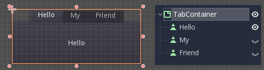 用户界面（UI） - 使用容器 - 《Godot 游戏引擎 v3.4 中文文档》 - 书栈网 · BookStack