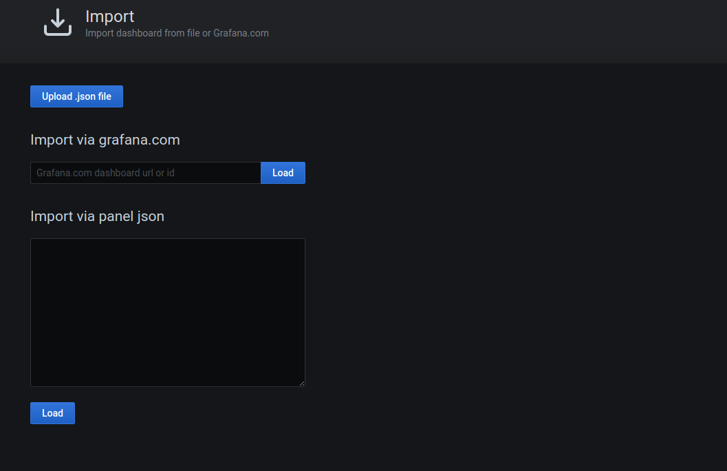 Dashboards - Export and import - 《Grafana v8.2 Documentation》 - 书栈网 · BookStack