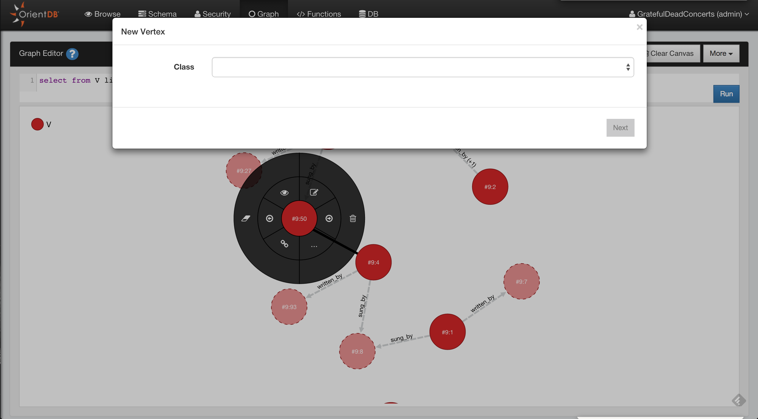 Studio - Graph Editor - 《OrientDB v2.0.x Documentation》 - 书栈网 · BookStack