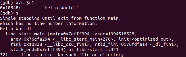 ARM-32 Course 2 - Part 15 - Debugging Hello World - 《Reverse Engineering Tutorial（逆向工程教程）》 - 书栈网 ...