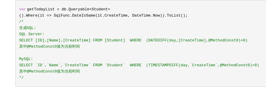 查询 - 简单查询 - 《SqlSugar 4.0 文档》 - 书栈网 · BookStack