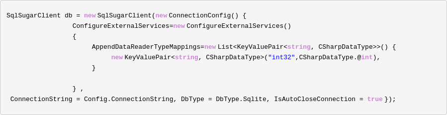 入门 - SqlSugarClient详解 - 《SqlSugar 4.0 文档》 - 书栈网 · BookStack