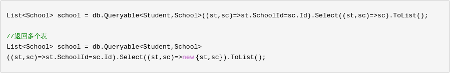 查询 - .Select用法 - 《SqlSugar 4.0 文档》 - 书栈网 · BookStack