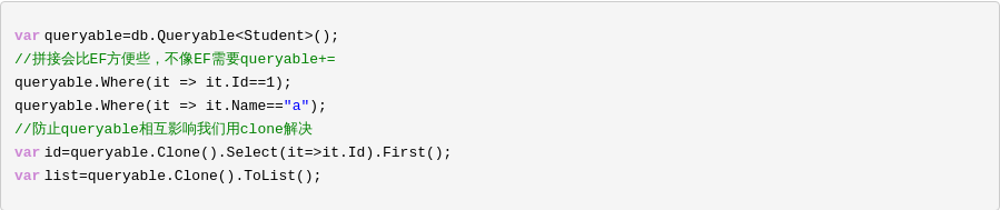 查询 - 动态查询(拼接Lambd或SQL) - 《SqlSugar 4.0 文档》 - 书栈网 · BookStack