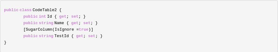 CodeFirst 生成表 - 《SqlSugar 4.0 文档》 - 书栈网 · BookStack