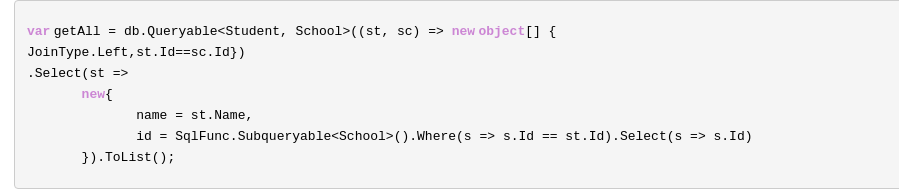 查询 - 多表查询 - 《SqlSugar 4.0 文档》 - 书栈网 · BookStack