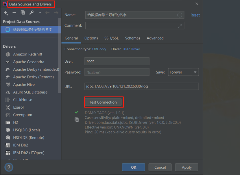 常用工具 Idea数据库管理工具可视化使用tdengine 《tdengine V20 数据库文档》 书栈网 · Bookstack