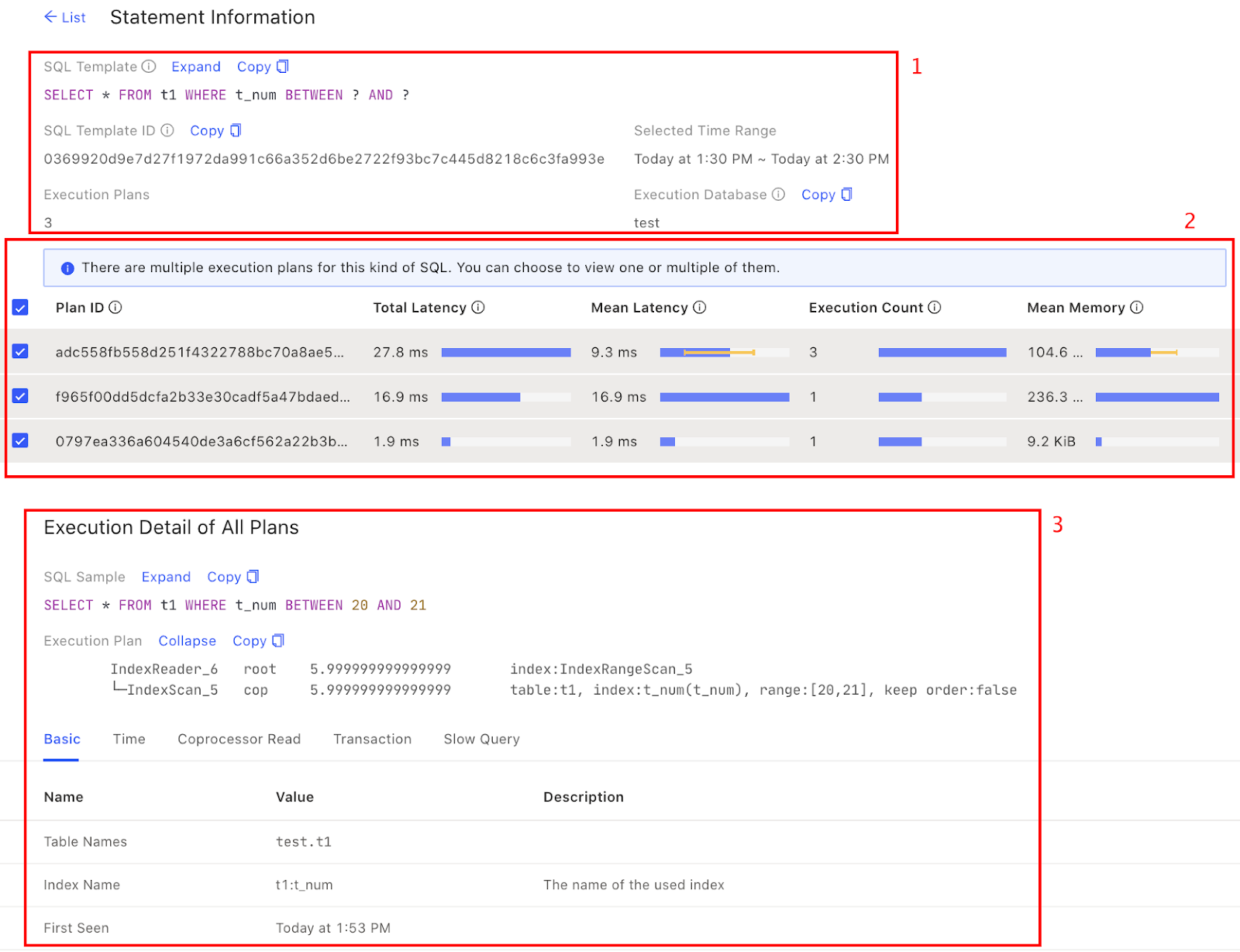 SQL 语句分析页面 - 查看执行详情 - 《TiDB v4.0 用户文档》 - 书栈网 · BookStack