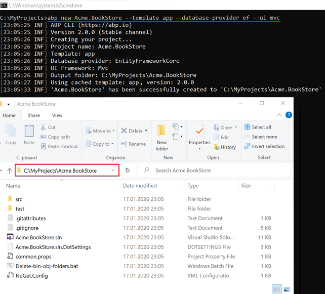 应用开发 第一章 创建新解决方案和列表页 《abp Framework 30 中文文档》 书栈网 · Bookstack
