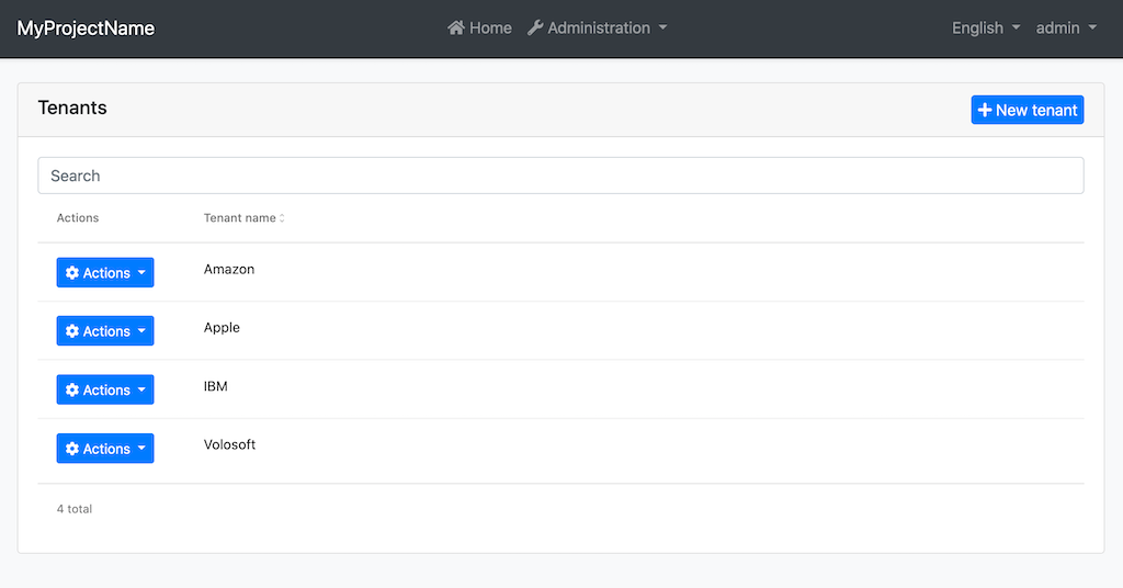 Angular Multi Tenancy 《abp Framework V31 Documentation》 书栈网 · Bookstack