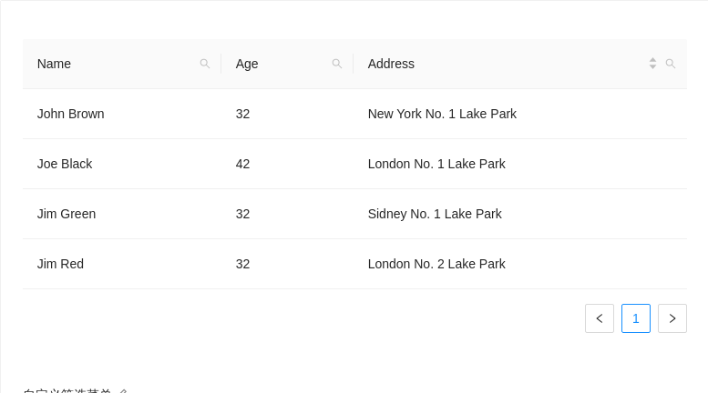 数据展示 - Table表格 - 《Ant Design of React v4.16 组件文档》 - 书栈网 · BookStack