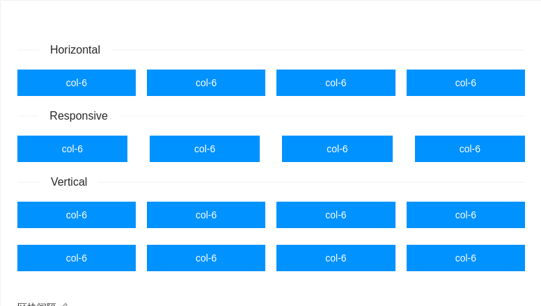布局组件 - Grid栅格 - 《Ant Design of React v4.16 组件文档》 - 书栈网 · BookStack
