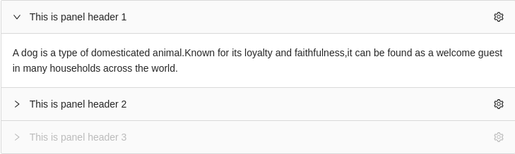 数据展示 - Collapse折叠面板 - 《Ant Design of Vue v2.0 使用教程》 - 书栈网 · BookStack