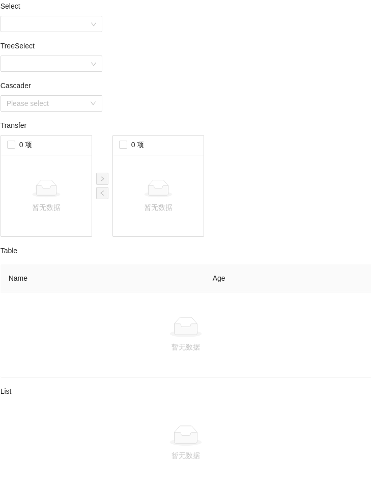 数据展示 - Empty空状态 - 《Ant Design of Vue v2.0 使用教程》 - 书栈网 · BookStack