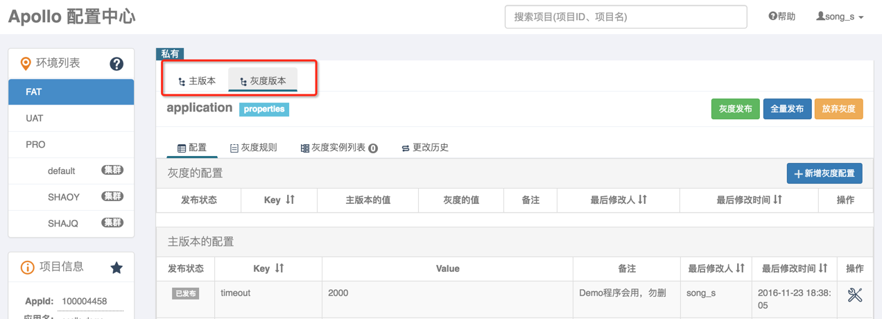 使用文档 - Apollo使用指南 - 《携程 Apollo v2.0 使用教程》 - 书栈网 · BookStack