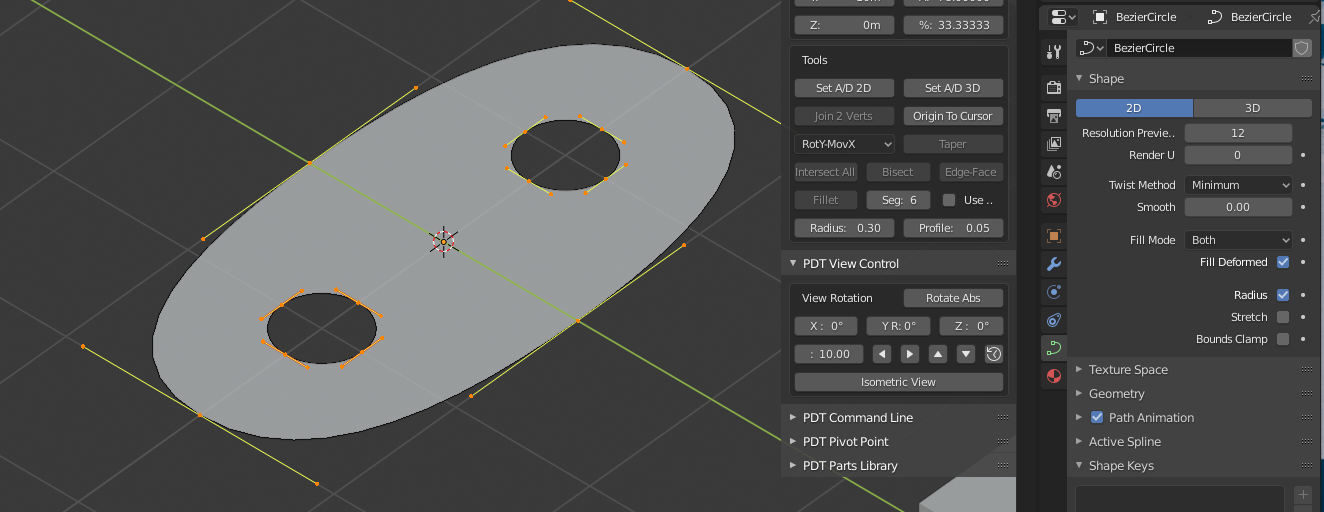 精密绘图工具（PDT） - 面中的孔洞 - 《Blender 3.4 参考手册》 - 书栈网 · BookStack