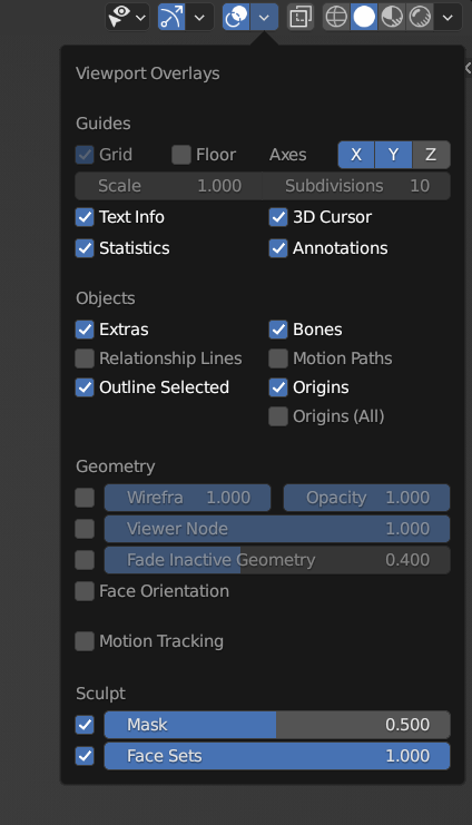 简介 - 可见性、遮罩 & 面组 - 《Blender 4.2 参考手册》 - 书栈网 · BookStack