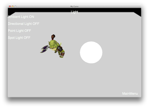 3D 支持 - 光照(Light) - 《Cocos2d-x v4.x 用户手册》 - 书栈网 · BookStack