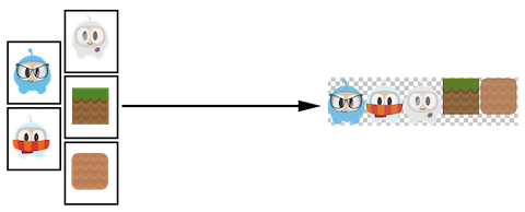 精灵创建 - 使用图集 - 《Cocos2d-x v4.x 用户手册》 - 书栈网 · BookStack