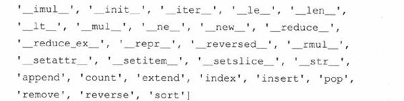 第6章 序列:字符串、列表和元组 614 列表类型的内建函数 《python 核心编程 第二版》 书栈网 · Bookstack