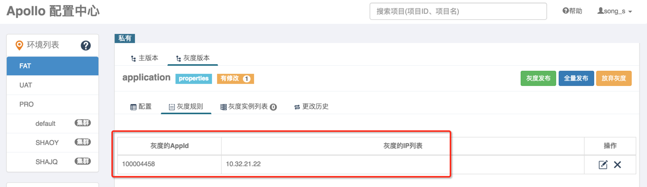 Apollo使用指南 - 五、灰度发布使用指南 - 《携程 Apollo v1.4 开发指南》 - 书栈网 · BookStack
