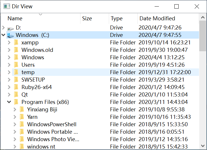 Qt自动化 - 演练：操作Qt应用中的树——TreeView - 《零基础实现BDD自动化测试（CukeTest v1.6使用手册）》 - 书 ...