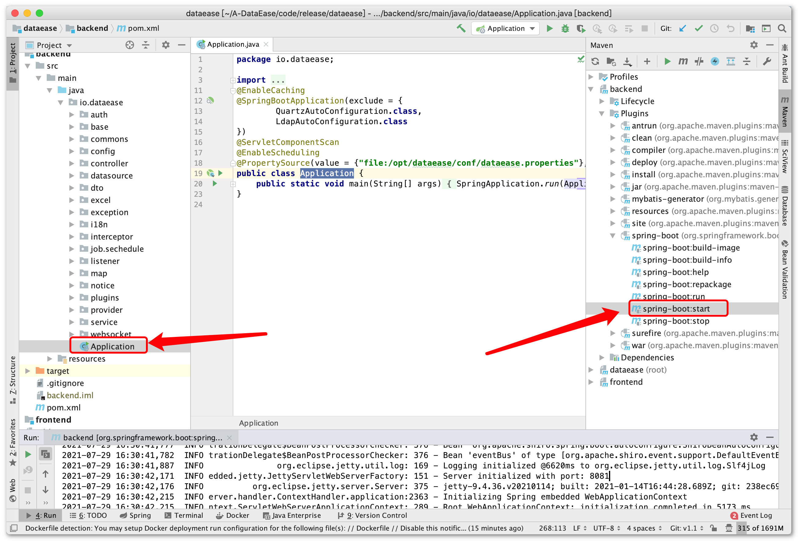 开发文档 - 开发环境搭建 - 《DataEase v1.18 文档》 - 书栈网 · BookStack