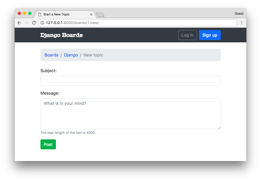 Django入门与实践 第17章:保护视图 《django入门与实践教程》 书栈网 · Bookstack