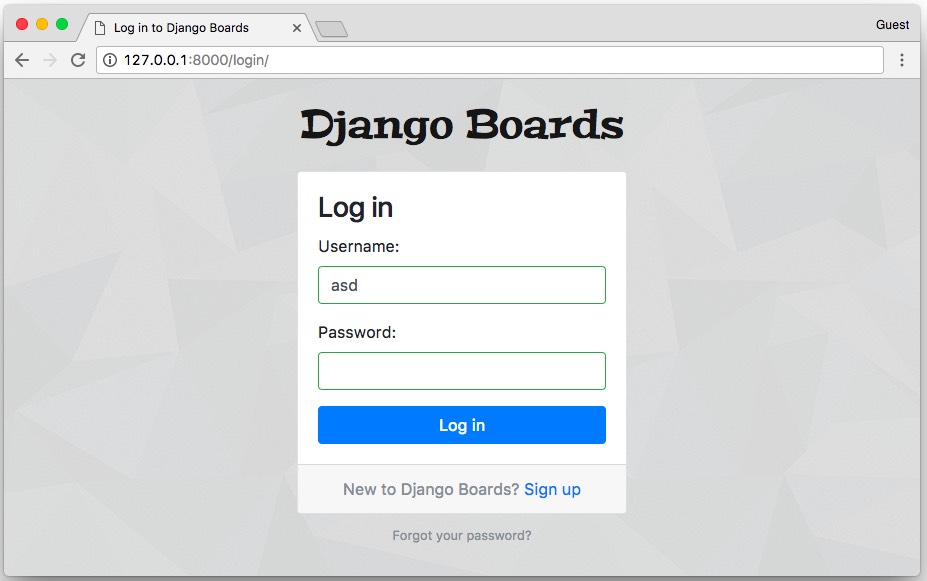 Django入门与实践 第16章:用户登录 《django入门与实践教程》 书栈网 · Bookstack