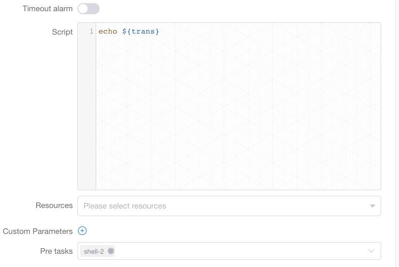 参数 - 参数传递 - 《Apache DolphinScheduler v2.0.0 使用手册》 - 书栈网 · BookStack