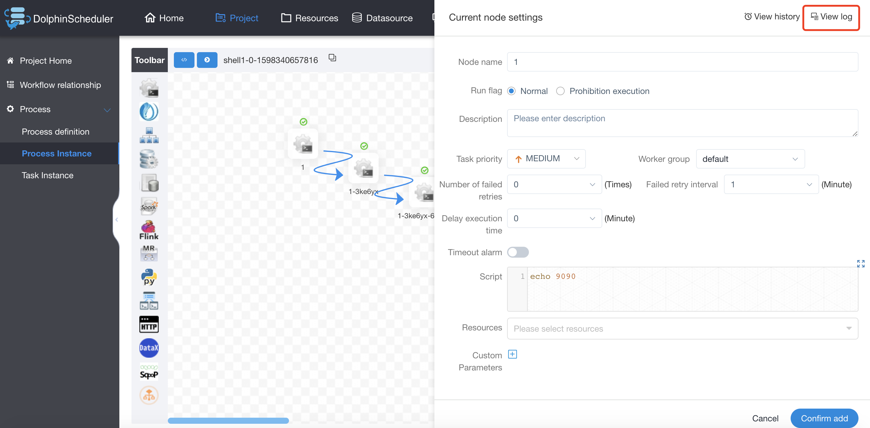 Project - Workflow Instance - 《Apache DolphinScheduler v2.0.6 Documentation》 - 书栈网 · BookStack