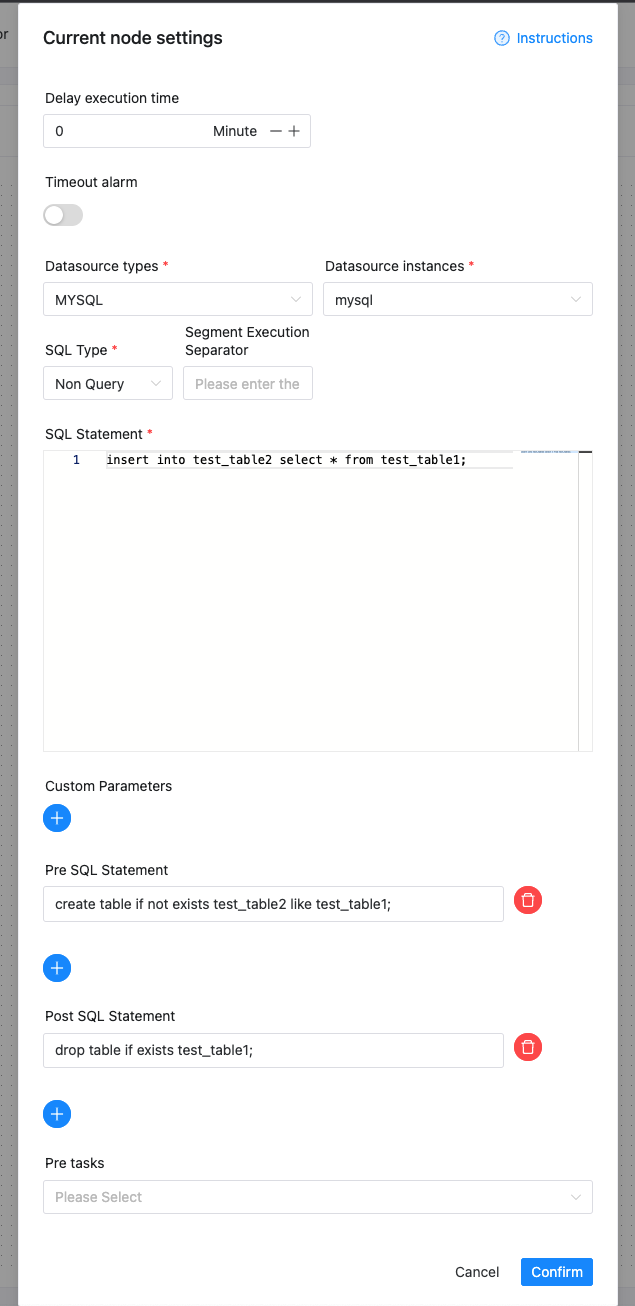 任务类型 - SQL - 《Apache DolphinScheduler v3.0.1 使用手册》 - 书栈网 · BookStack