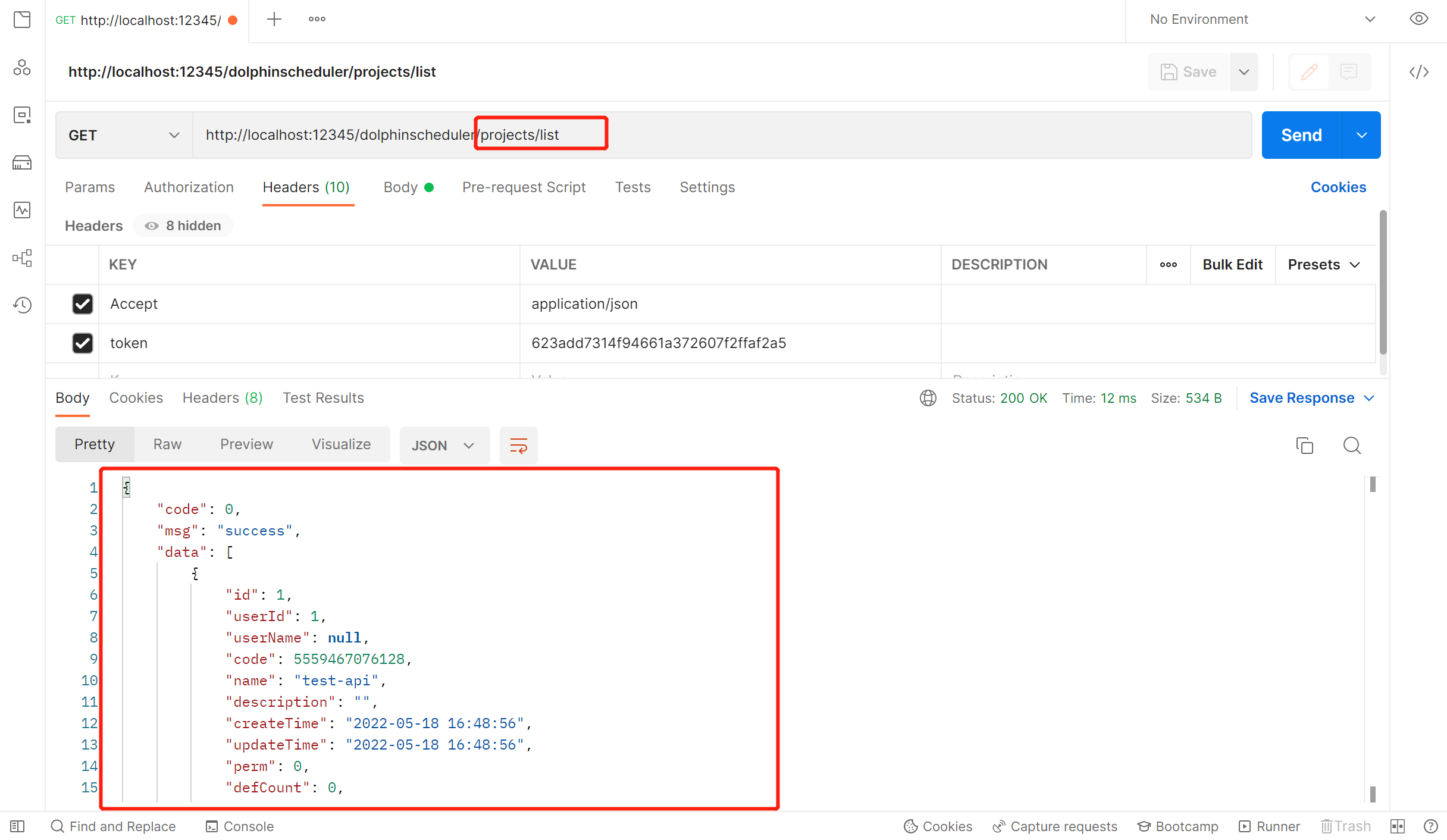 API - API调用 - 《Apache DolphinScheduler v3.1.0 使用手册》 - 书栈网 · BookStack