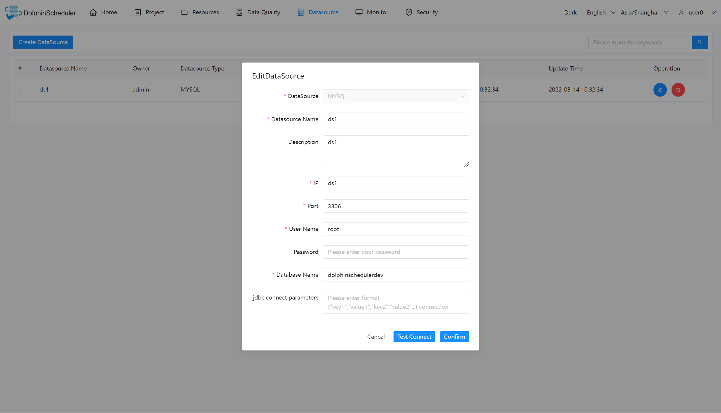 数据源中心 Mysql 《apache Dolphinscheduler V319 中文文档》 书栈网 · Bookstack
