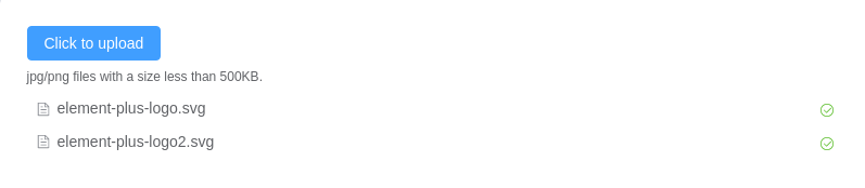 Form 表单组件 - Upload 上传 - 《Element Plus v2.2 教程》 - 书栈网 · BookStack