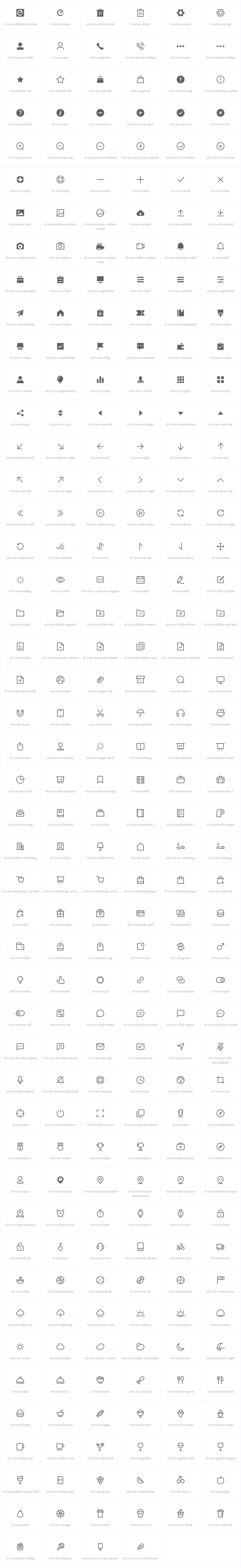 Basic 基础组件 - Icon 图标 - 《ElementUI 2.9.x 使用手册》 - 书栈网 · BookStack