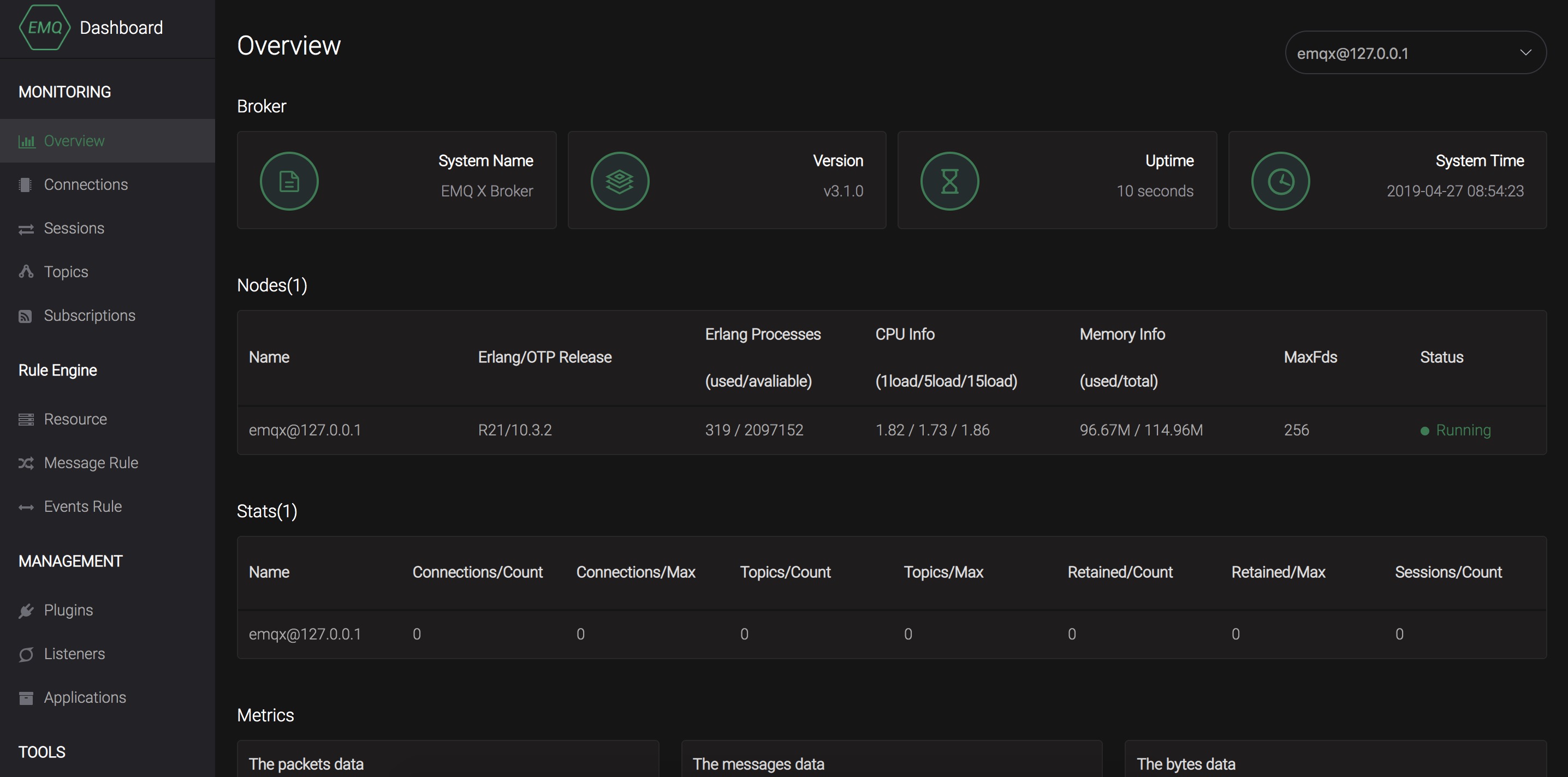 开始使用 (Get Started) - 《EMQ X Broker v3 使用教程》 - 书栈网 · BookStack
