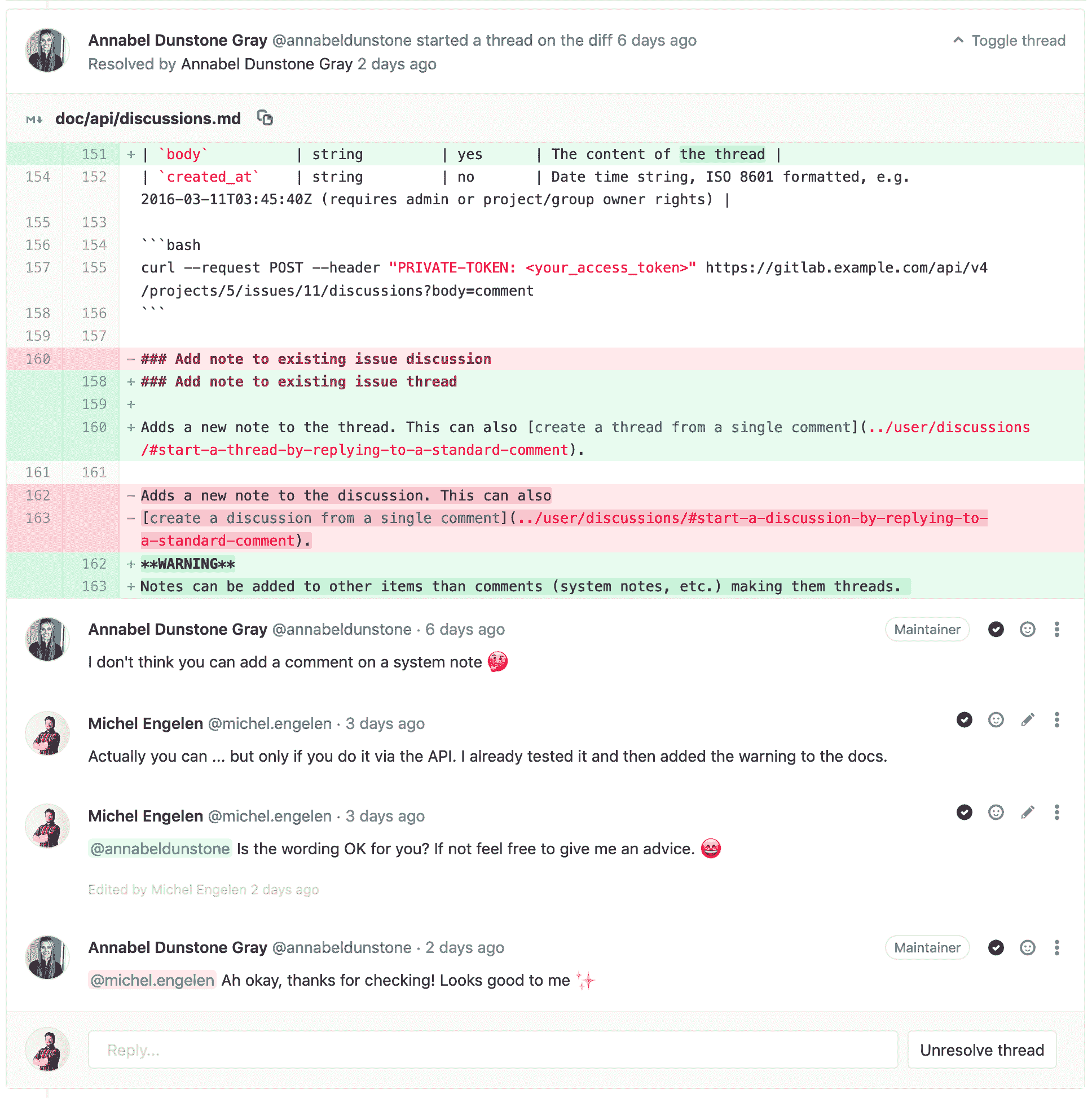 Threads - 《Gitlab 中文文档》 - 书栈网 · BookStack