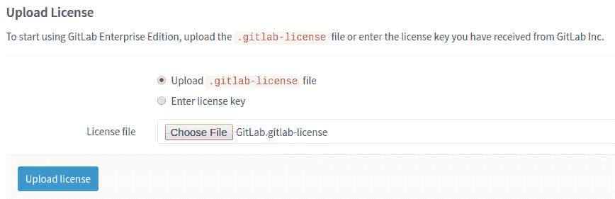 Activate GitLab EE with a license - 《Gitlab 中文文档》 - 书栈网 · BookStack