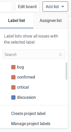 Issue Boards - 《Gitlab 中文文档》 - 书栈网 · BookStack