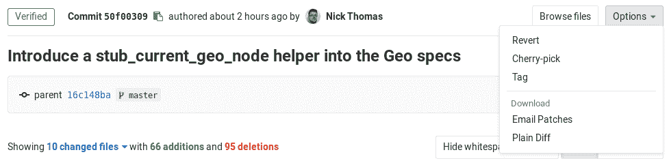 Cherry-pick changes - 《Gitlab 中文文档》 - 书栈网 · BookStack