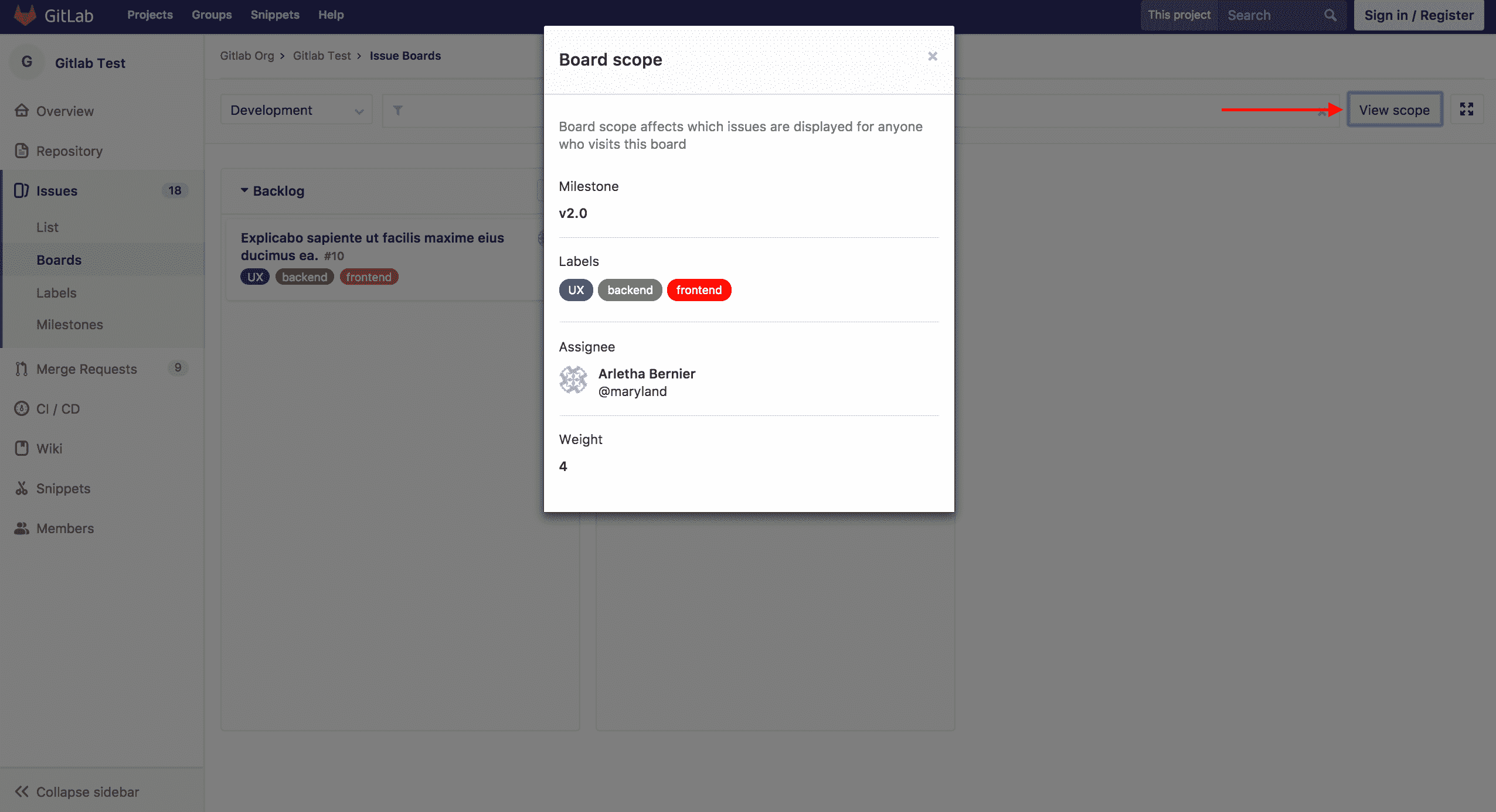 Issue Boards - 《Gitlab 中文文档》 - 书栈网 · BookStack
